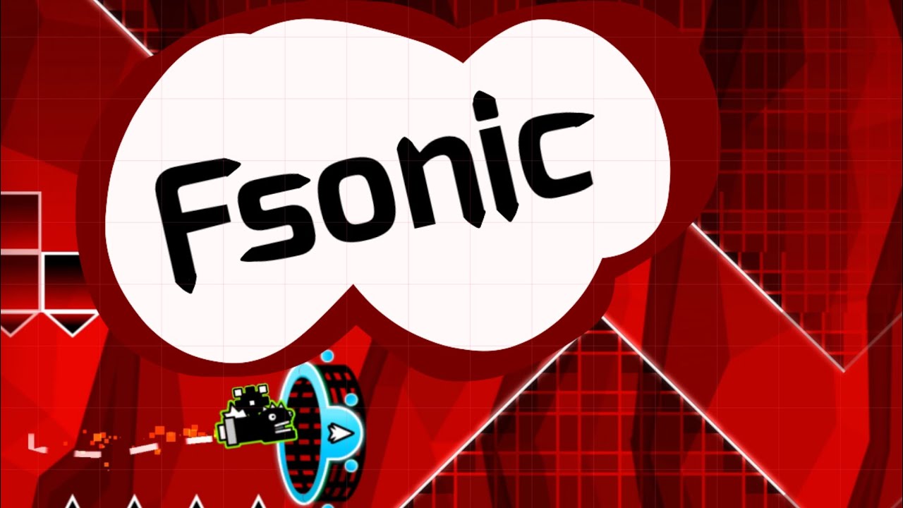 Fsonic part 1(making gameplay)#geomatrydash - YouTube