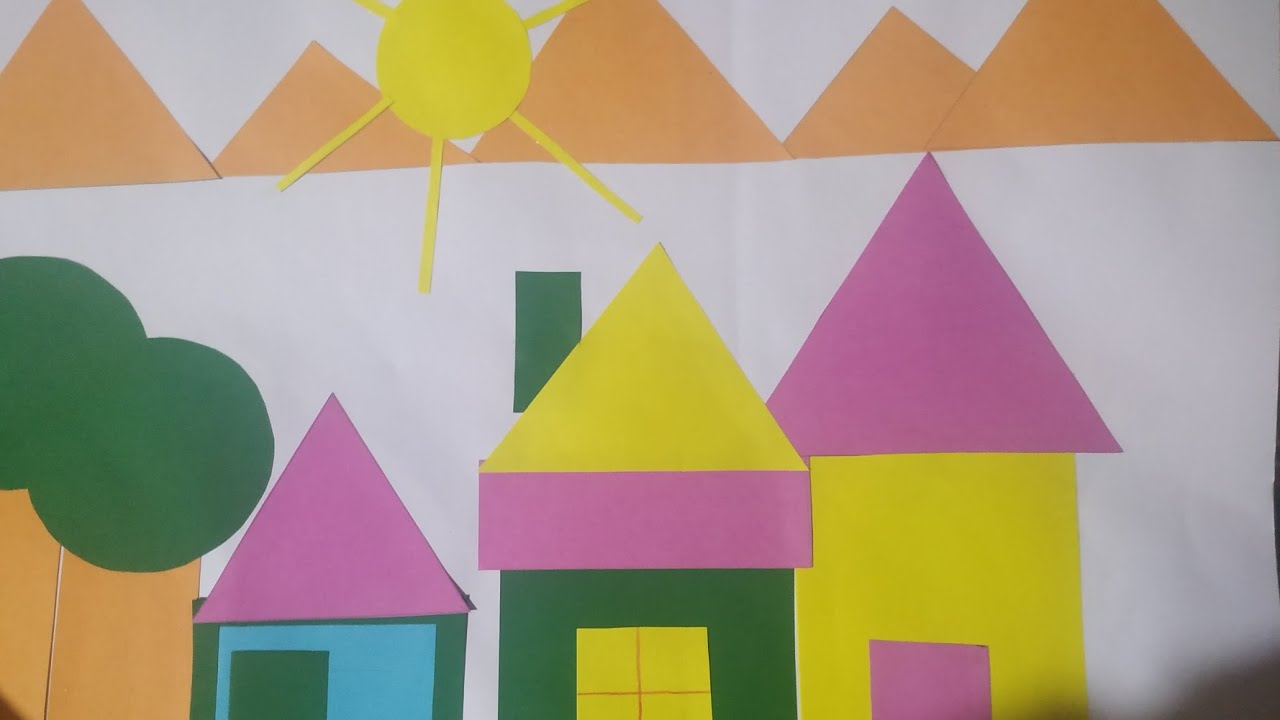 Drawing Scenery Using Geometrical Shapes - Iurd Gifs Drawing Scenery Using Geometrical Shapes - Iurd Gifs