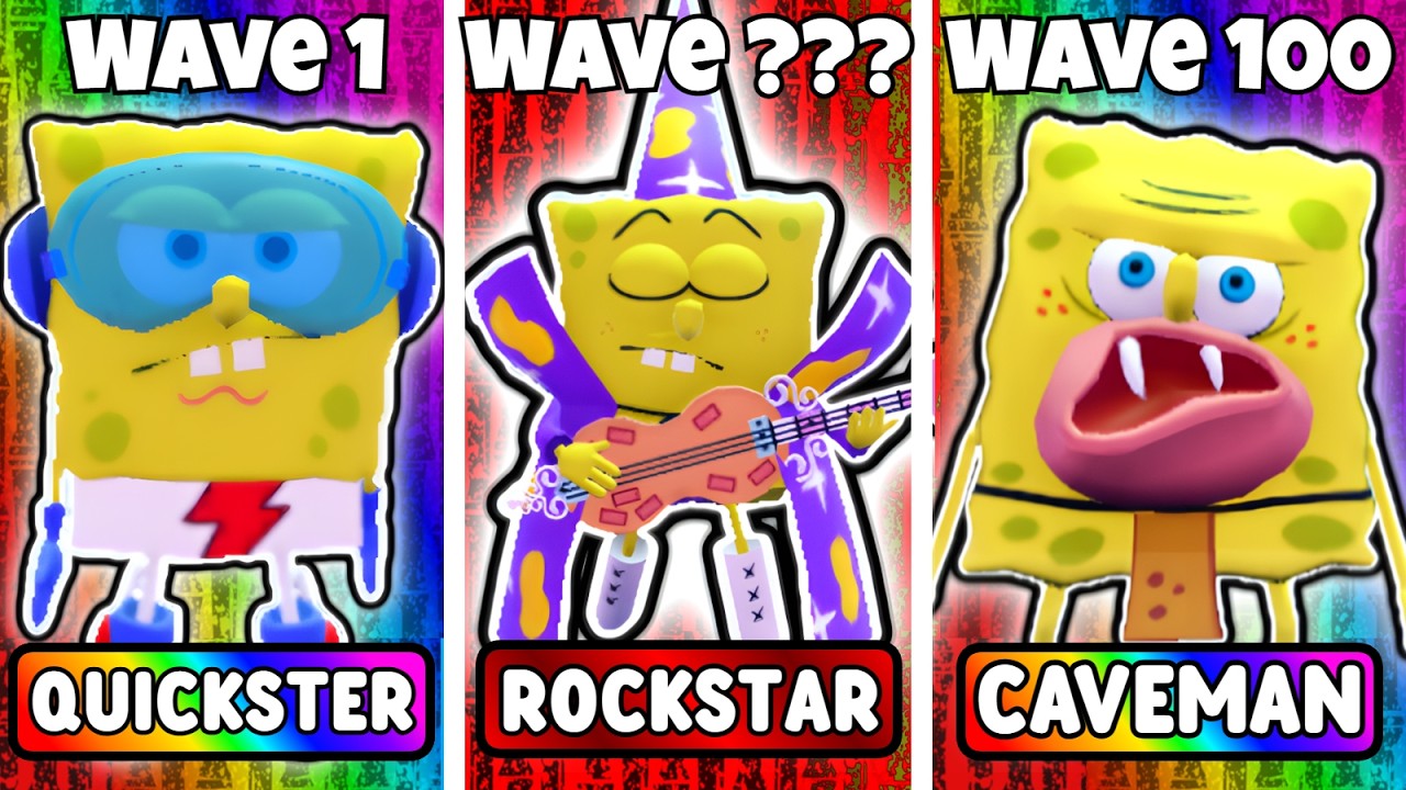 EVERY SPONGEBOB UNIT VS ENDLESS MODE! (SpongeBob Tower Defense) - YouTube