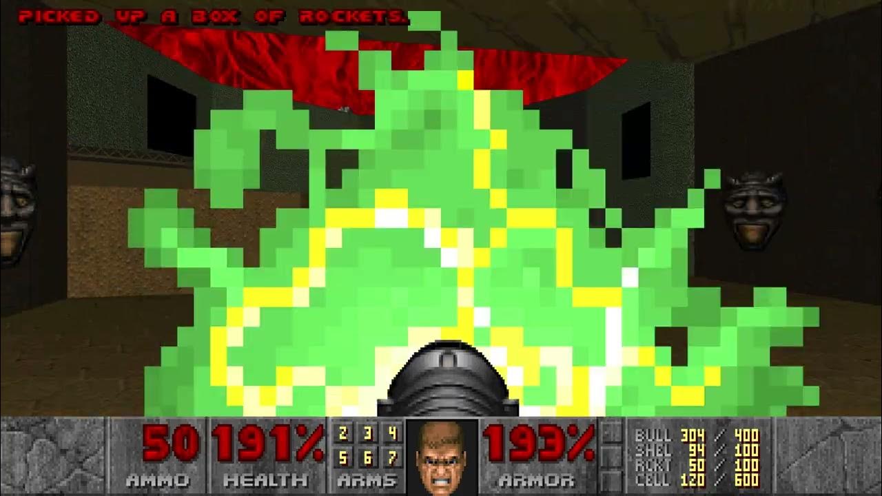 Doom + Doom II: Doom II - Map23: Barrels O' Fun (100%) - YouTube