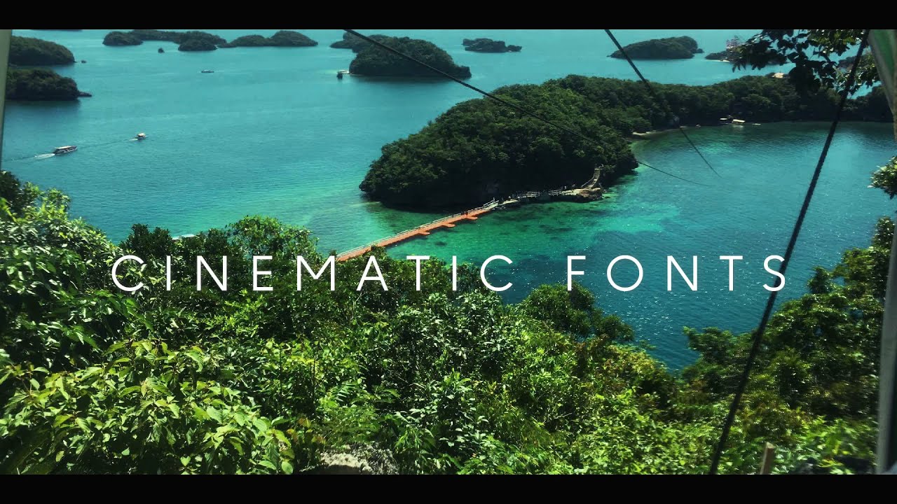 TOP 10 CINEMATIC FONTS 2021/ FILMORA X/ FREE DOWNLOAD DESCRIPTION BELOW ...