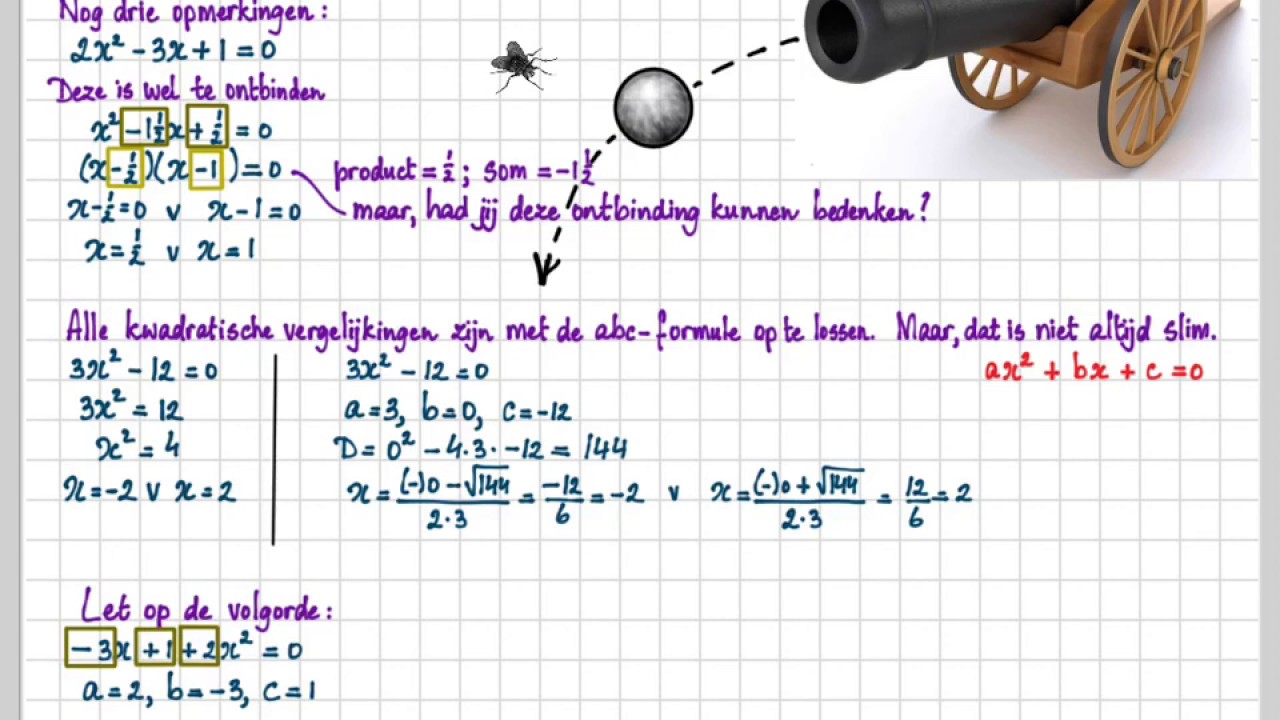 3vwo 5.1 A - De abc-formule - G&R 12e ed - YouTube