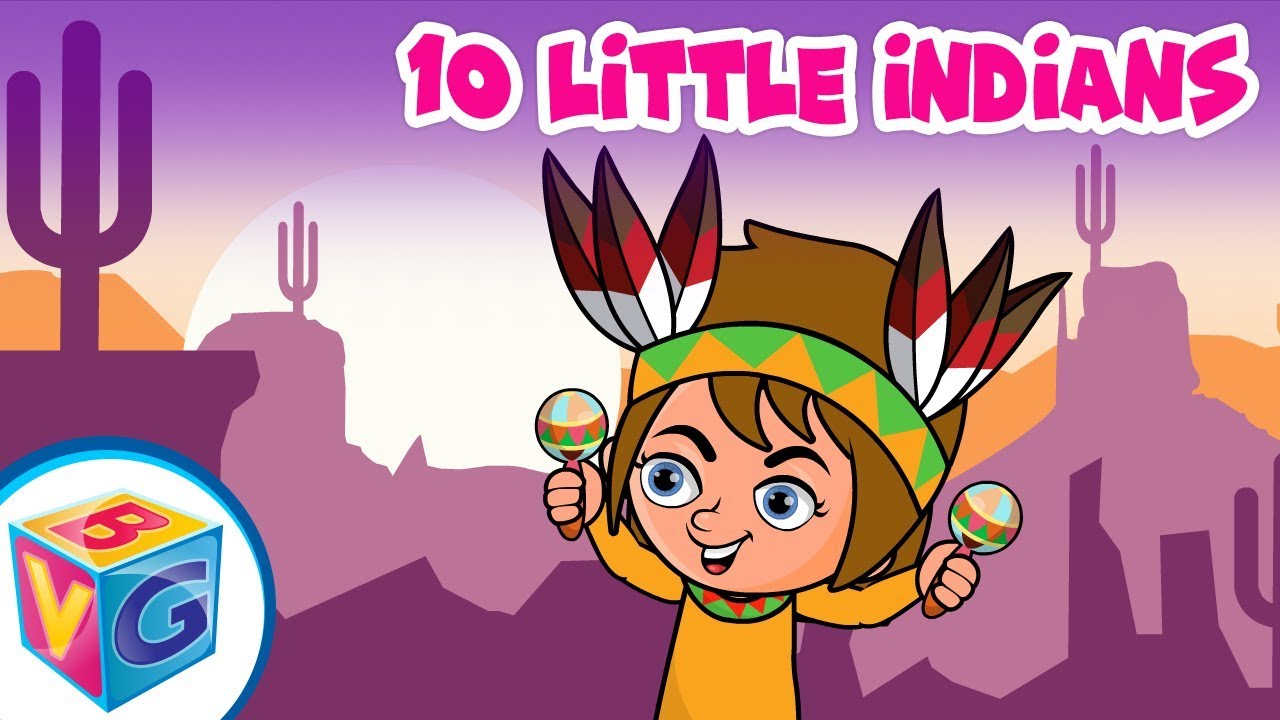Little Indians Nursery Rhyme - YouTube