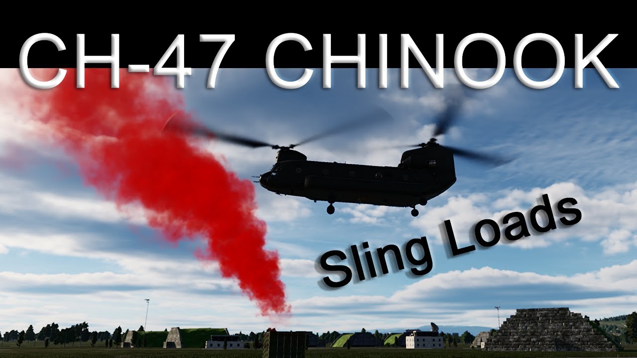 CH-47 Chinook sling load DIGITAL COMBAT SIMULATOR - YouTube