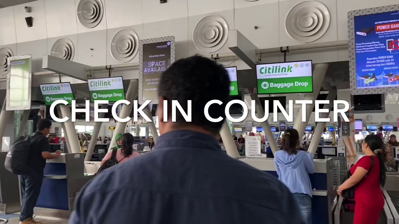 Check In Counter Bandara KNO - YouTube