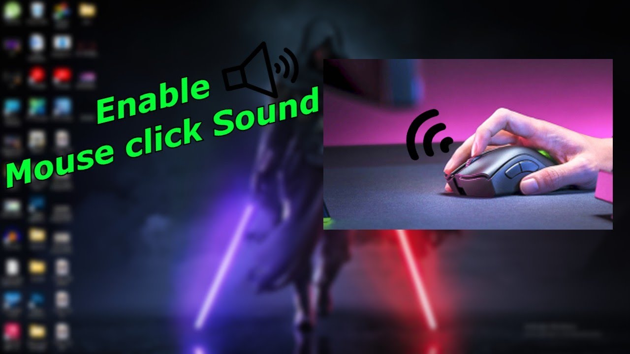How to enable mouse click sound | @dracogamer7 - YouTube