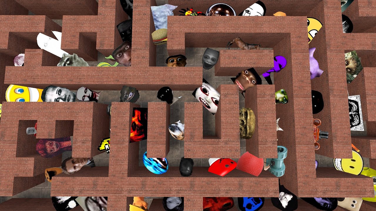 Nico's Nextbots in Maze !! - YouTube