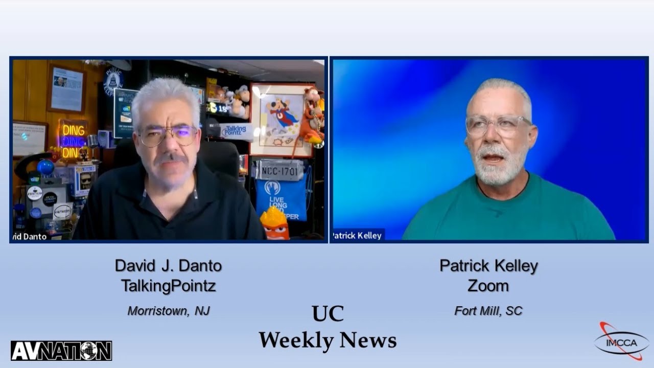 Zoom's Patrick Kelley joins #UCWeeklyNews to Chat Zoom & Microsoft ...