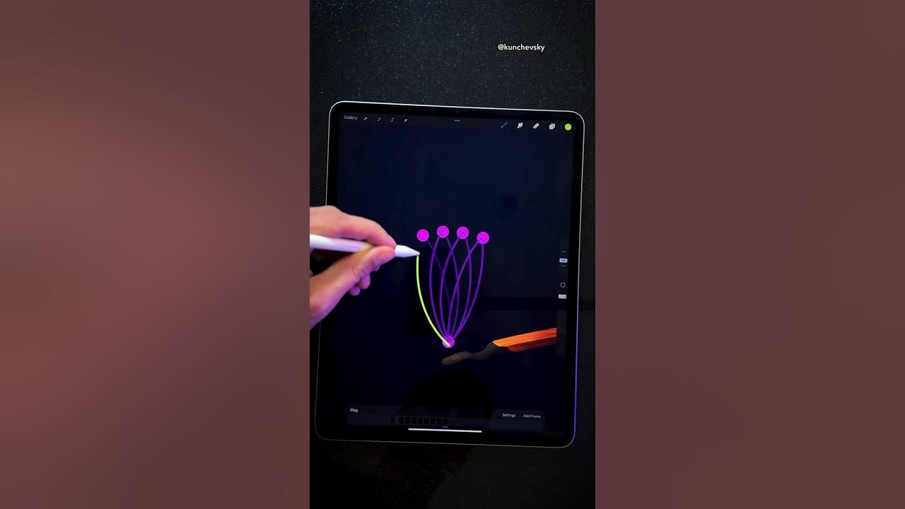 Easiest Way to Animate Fire in Procreate 🔥🤯 #procreate #animation - YouTube