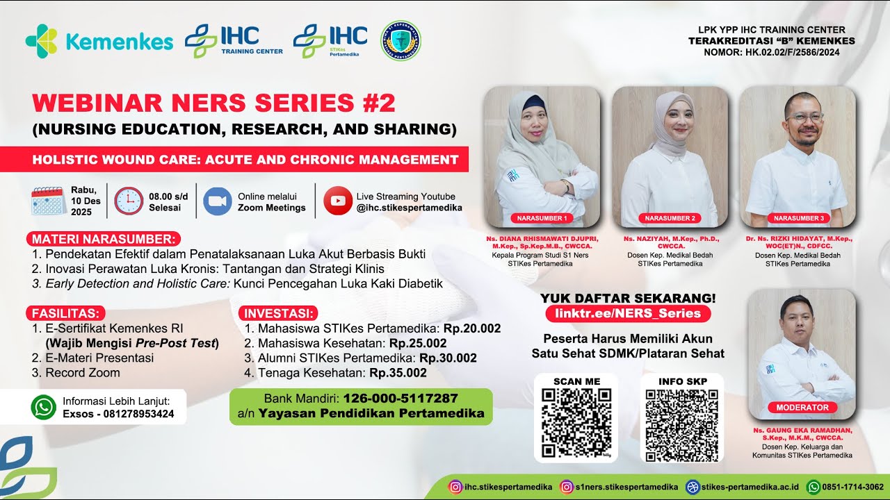 Webinar NERS Series #2 Holistic Wound Care: Acute and Chronic ...