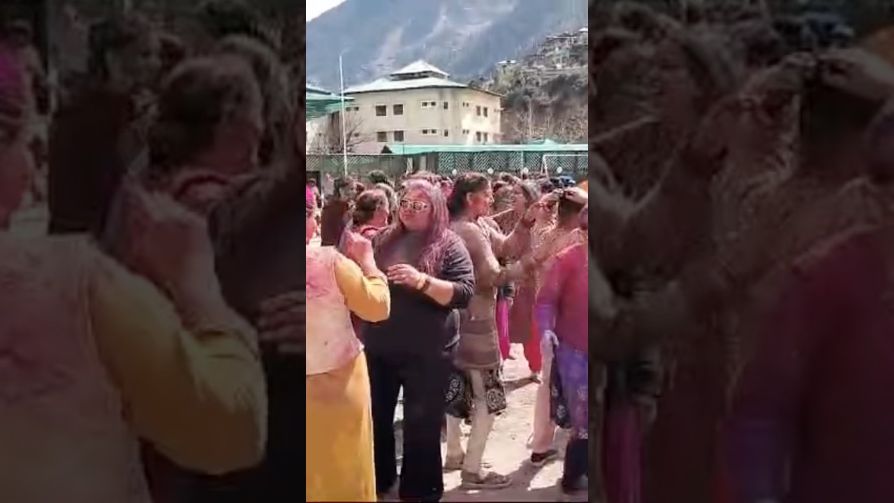Holi hai | full on celebration of Holi at JSW sholtu Kinnaur Himachal ...