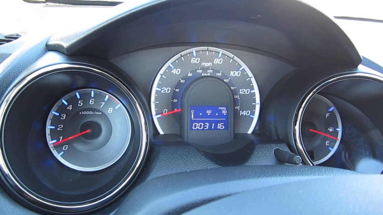 2013 Honda Fit, Blue Raspberry - STOCK# B2304 - Interior - YouTube
