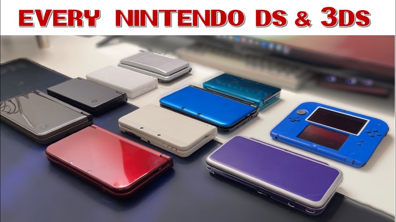 Nintendo DS 2DS 3DS EVERY MODEL COMPARED In Depth Comparison