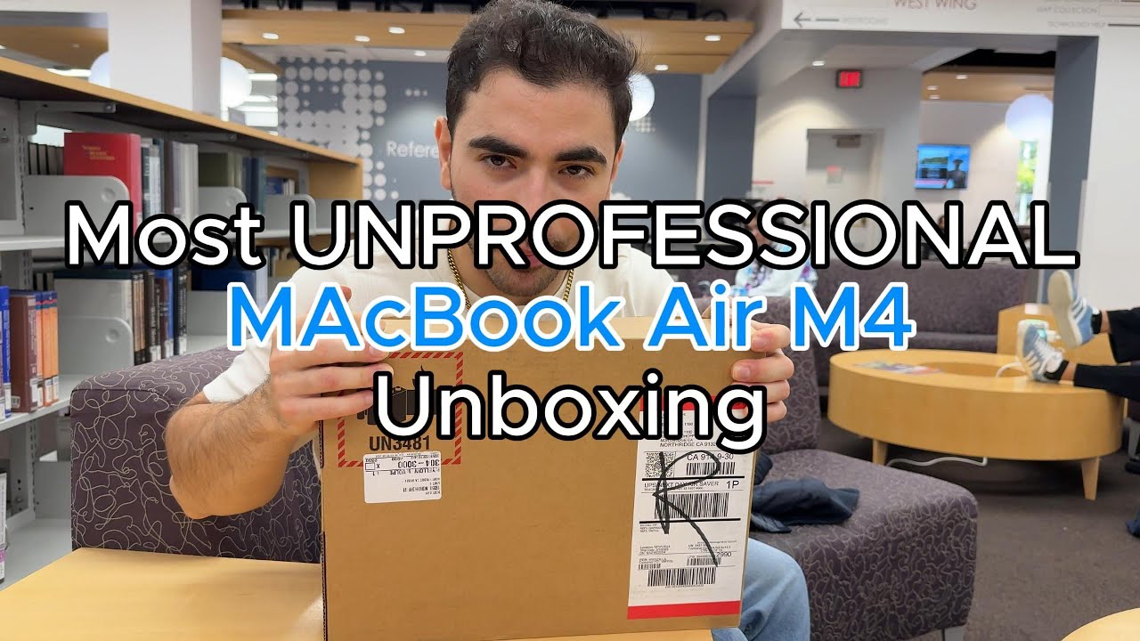 Shortest MacBook Air M4 Unboxing (VERY unserious, but real) - YouTube