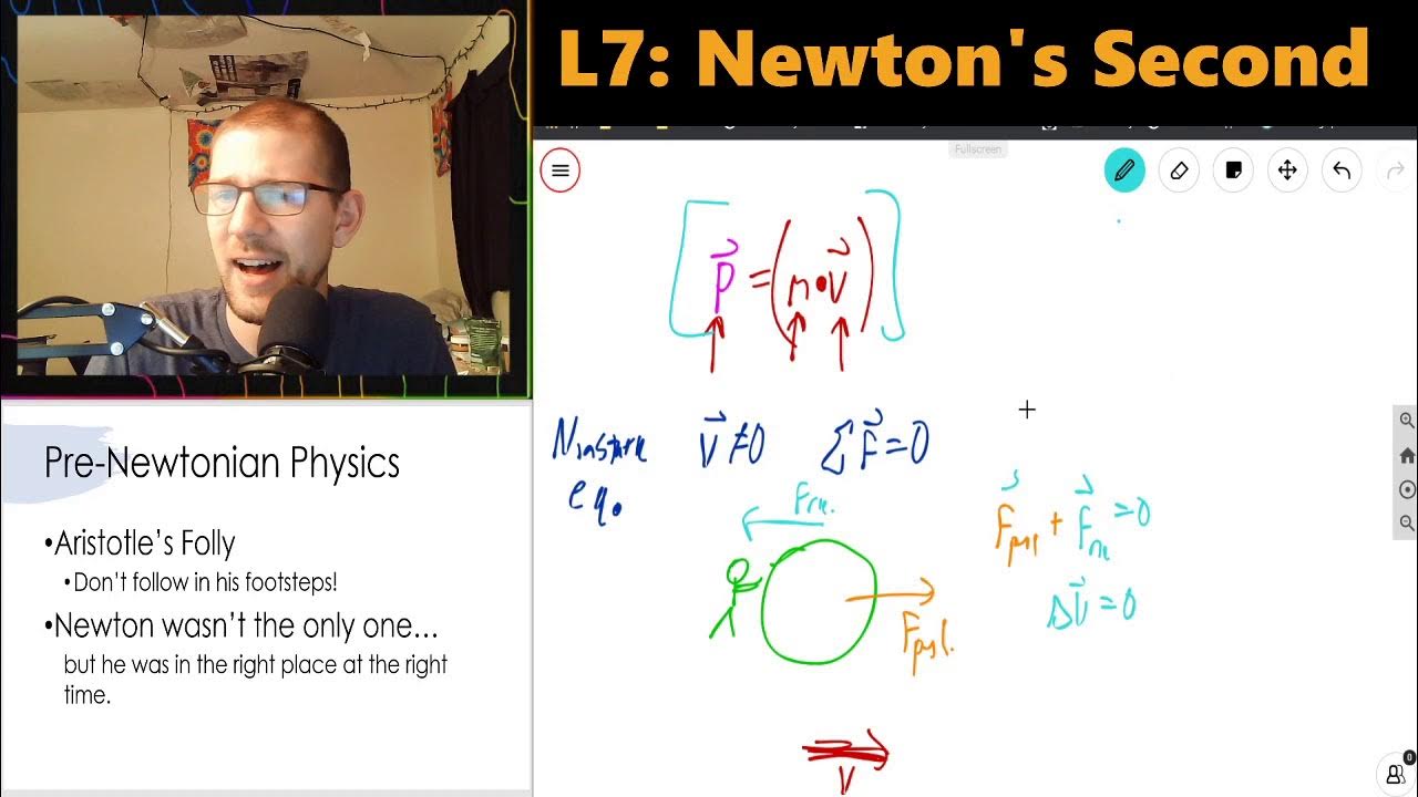 Newton's Second: Lecture 7, Newton's Laws - YouTube