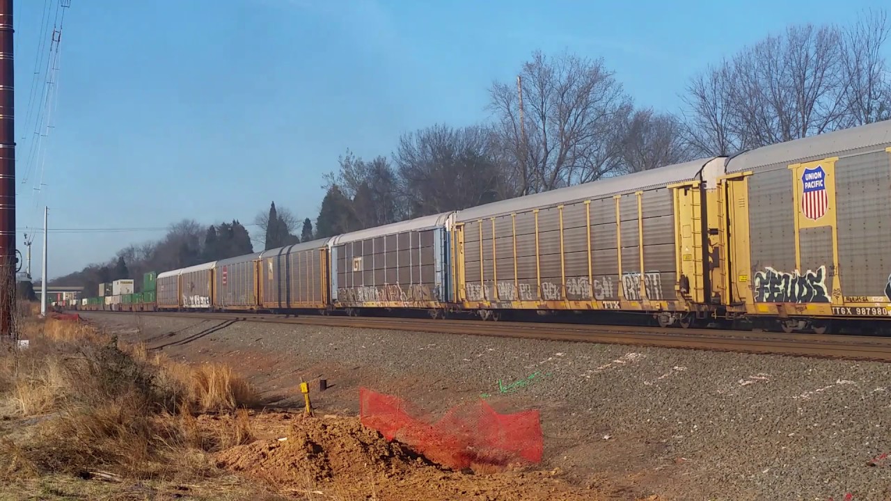 NS 290 Autoracks Northbound at the Brickyard in Manassas - March 5 ...