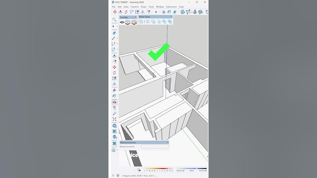 Sketchup Tricks🌟 Turn a 2D plan into a 3D architectural model in just TWO clicks! 🚀 - YouTube