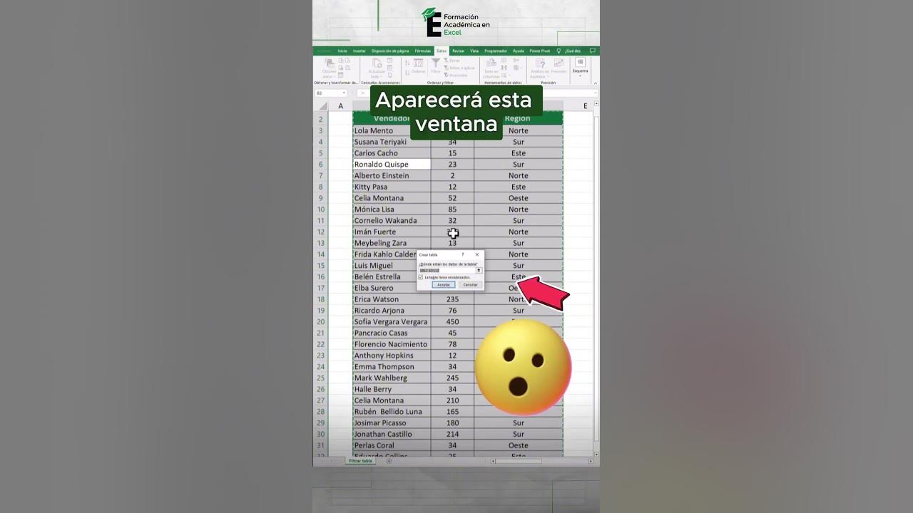 Filtra Datos Con Un Solo Clic En Excel Excel Excelavanzado Exceltips Excelfacil Excelbasico