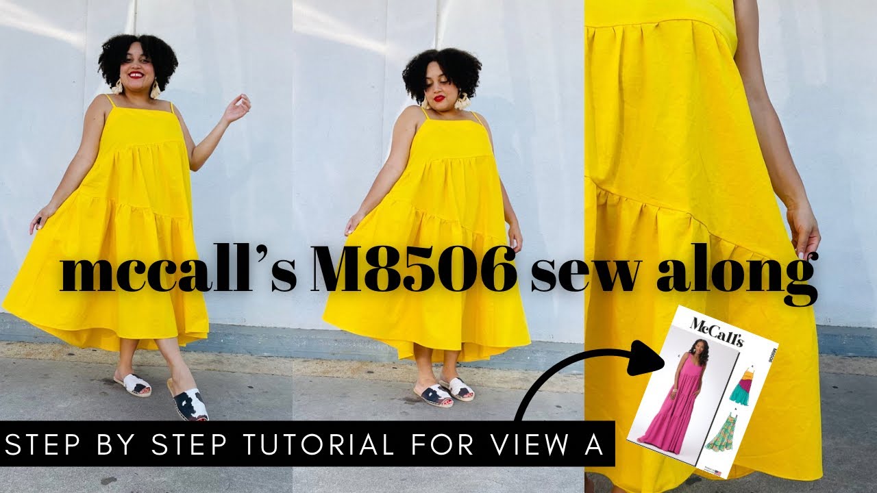 McCall’s M8506 sew along | step by step tutorial for view A | how to ...