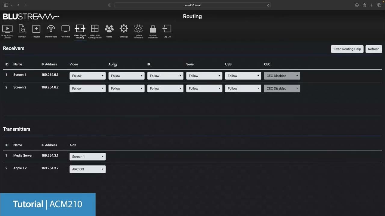 ACM210 Tutorial - 02. Advanced Configuration - YouTube