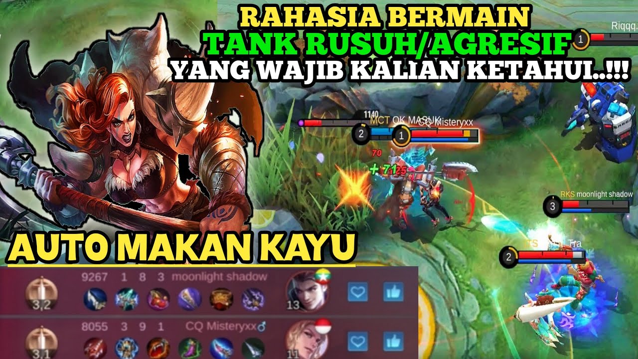 Cara bermain Tank Rusuh Di Early Game,Hyper Musuh Auto Emosi Karena ...