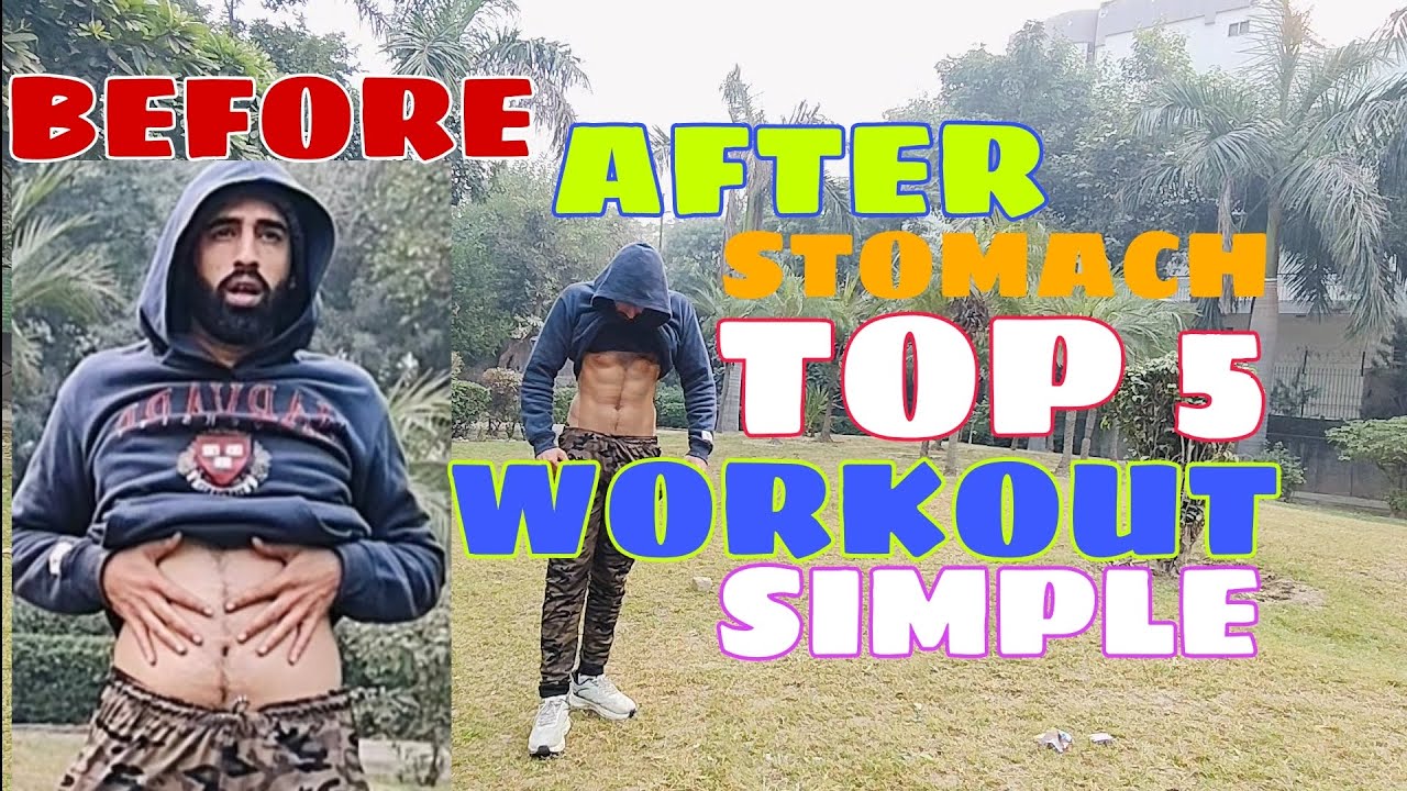 STOMACH WORKOUT • GET GOOD RESULT. NO WORRIES • STOMACH TO SLIM ABS ...