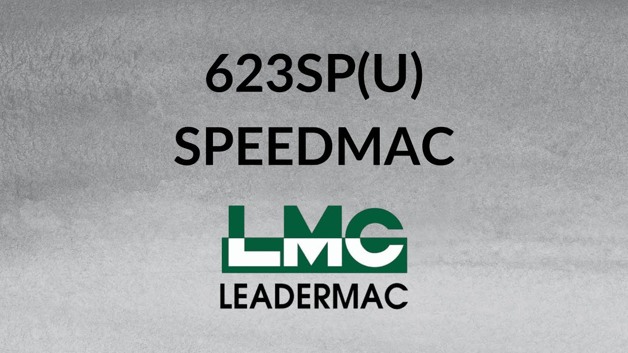 Leadermac Machine |-623SP(U) SPEEDMAC - YouTube