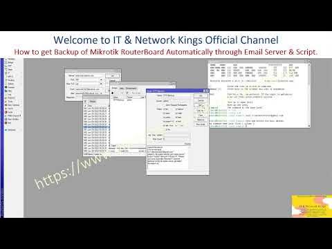 How to get Backup of Mikrotik RouterBoard / Firewall Automatically through Email Server & Script ...