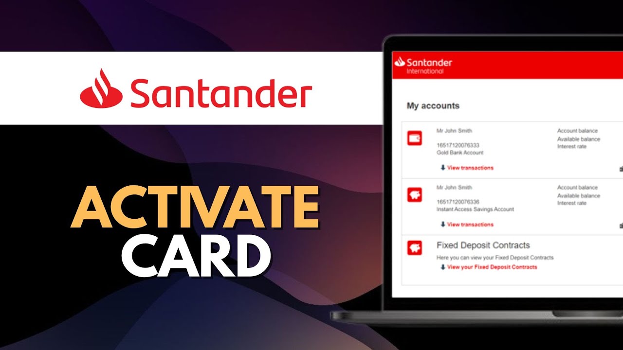 How to Activate Santander Bank Debit Card (Full Guide) - YouTube