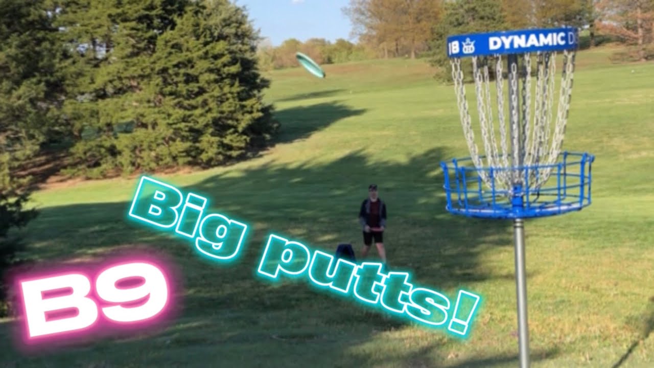 Jones West disc golf course: B9 with Madox - YouTube