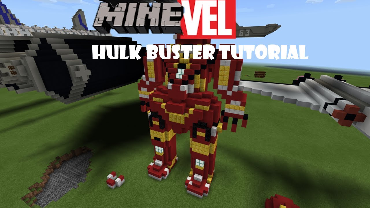 MInecraft:Hulk Buster Build Tutorial - YouTube