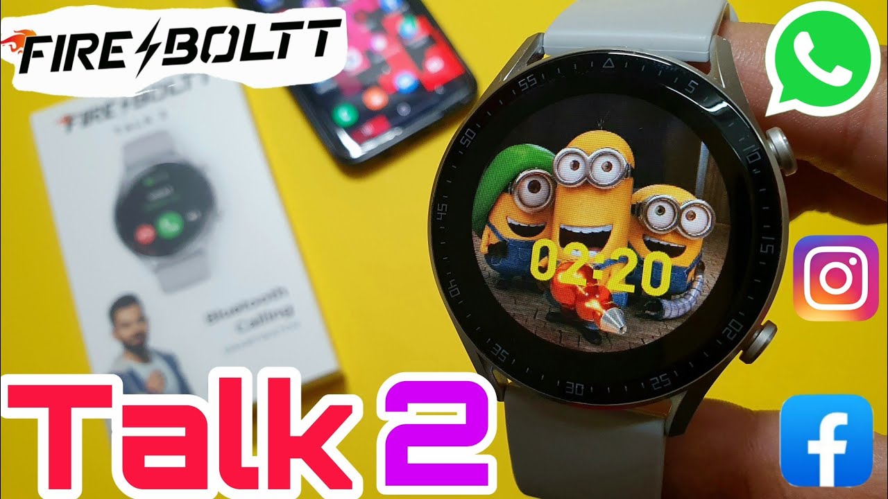 Fire Boltt Talk 2 Unboxing & Review | Bluetooth Calling Smartwatch ...