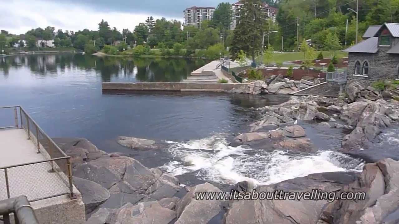 Bracebridge Falls in Bracebridge, Ontario - YouTube