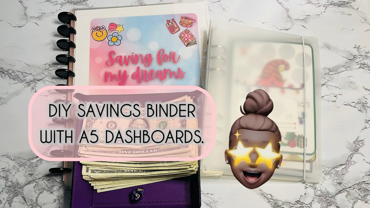 DIY SAVINGS BINDER | SAVE $7️⃣0️⃣ WITH ME | LOW INCOME - YouTube