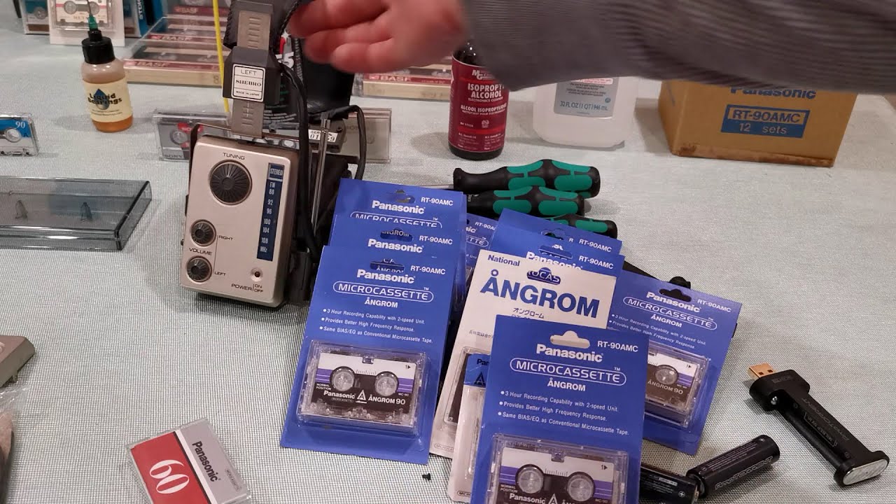 Shebro PB-1 FM Stereo microcassette headphones repair and maintenance ...