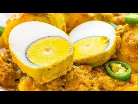 |Dim Posto||Easy Bengali recipe||Egg curry with poppy seed||Egg recipe ...