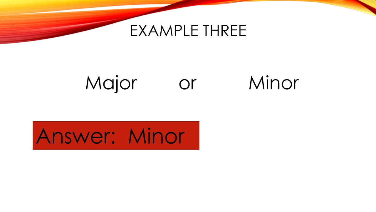 Major vs Minor 5 - YouTube