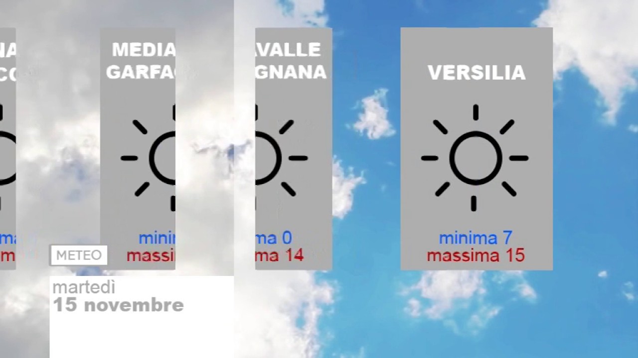 Tg Meteo 15/11/2016 - YouTube