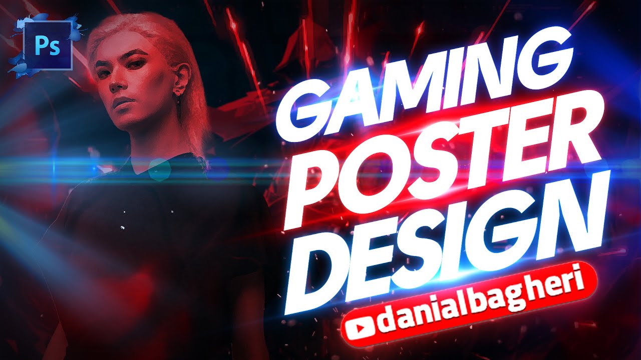 photoshop tutorial | Poster training photoshop | Gaming poster design ...
