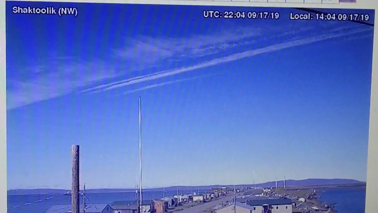 Gigantic UFO over Abandoned Town: SHAKTOOLIK Alaska... October 22, 2019 ...