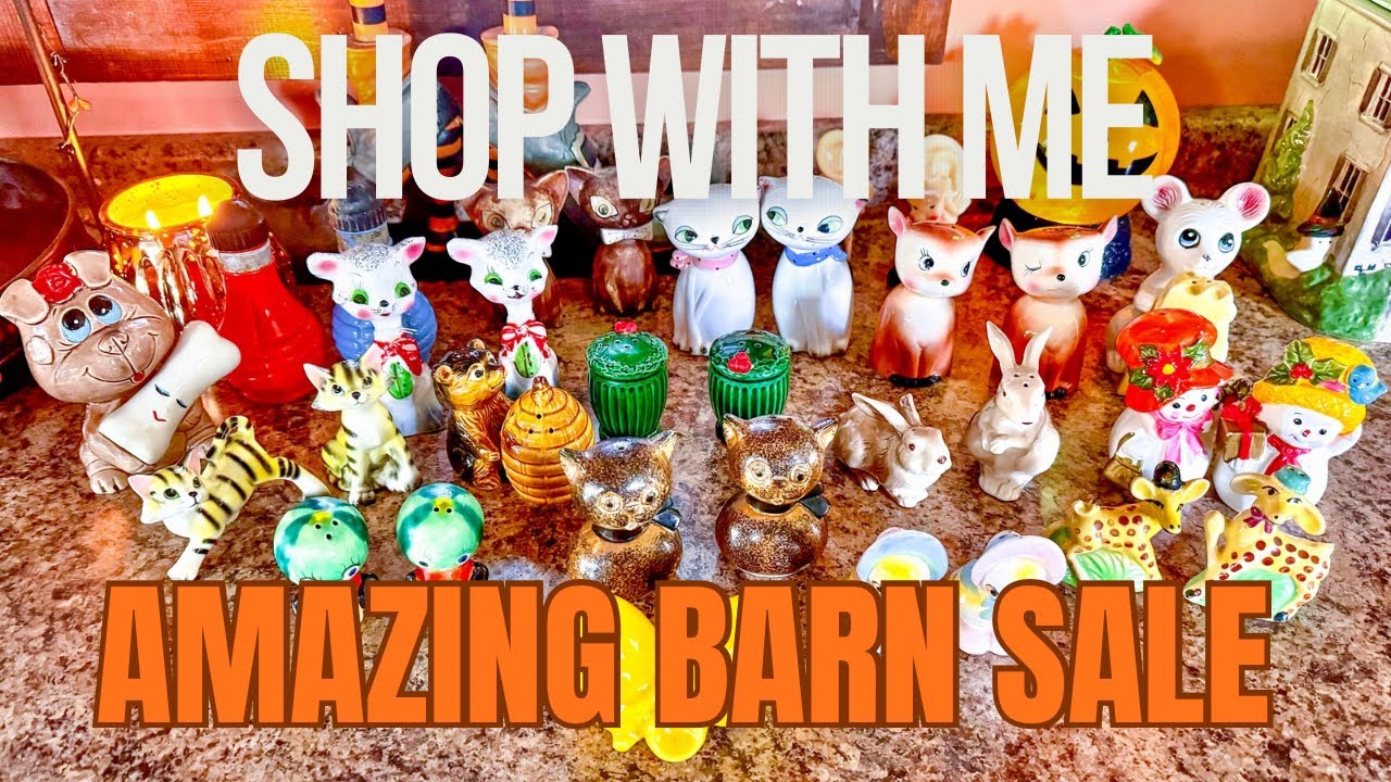 Thrifting Amazing barn rummage sale find Vintage treasure finding ...