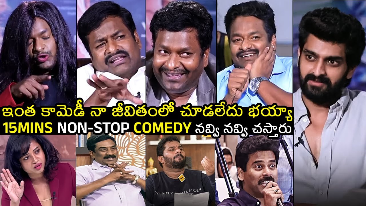 15 Mins NON-STOP Comedy🤣 Comedian Satya A Spoof on Tollywood Interviews ...