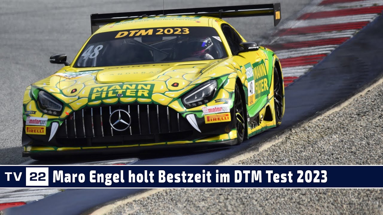 Maro Engel mit Bestzeit in der legendären Mercedes-AMG Mamba beim ...