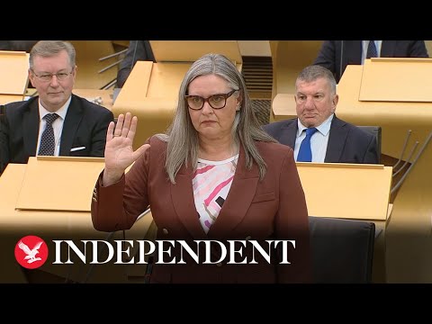 New MSP Roz McCall becomes first to swear allegiance to King Charles ...