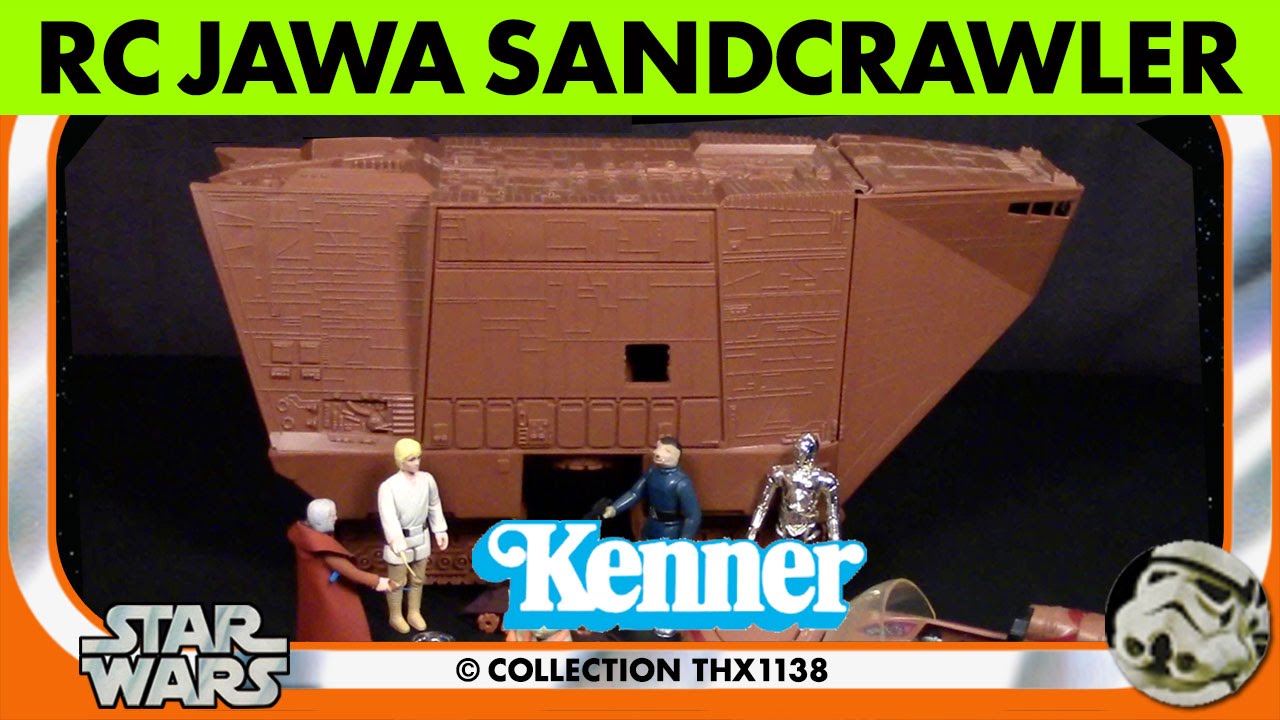 Star Wars Vintage Kenner RADIO CONTROLLED JAWA SANDCRAWLER & Action ...