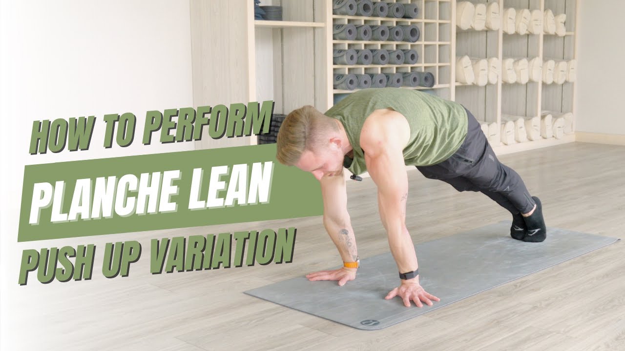 Master the Planche Lean Push Ups Technique - YouTube