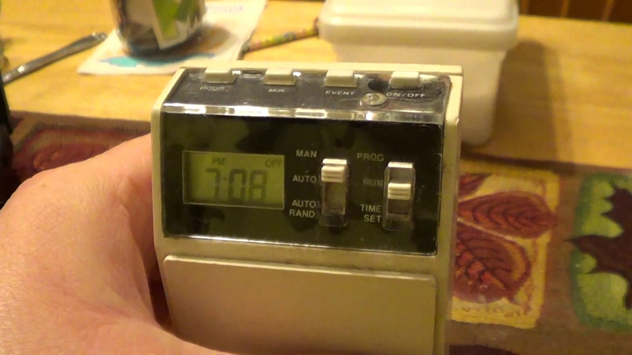 1980s Sears Digital Light and Appliance Timer - YouTube