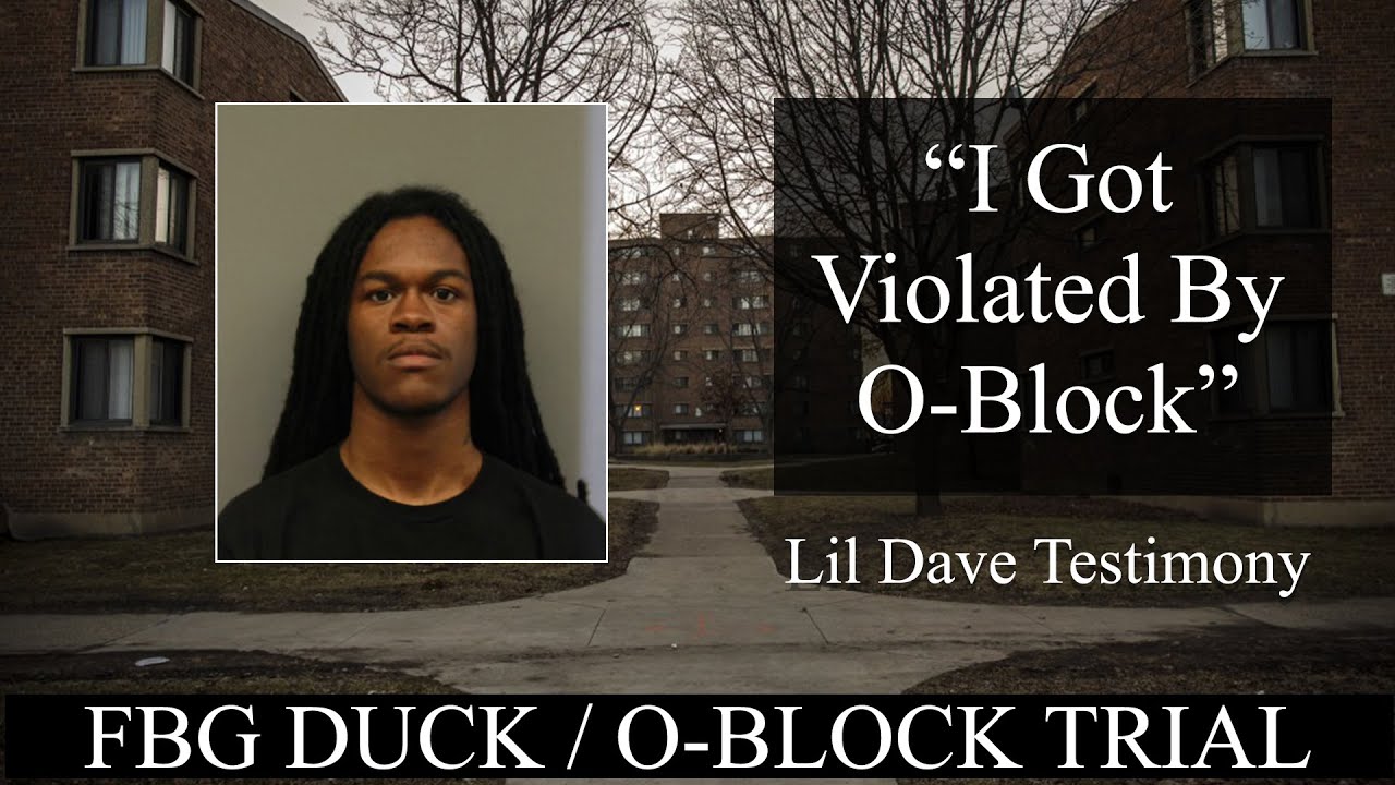 Lil Dave Testifies about getting violated by O-Block and what he did to ...