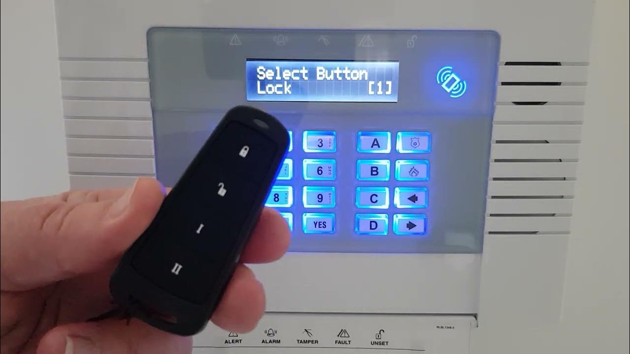 Enforcer Alarm System - Adding a Key Fob - YouTube