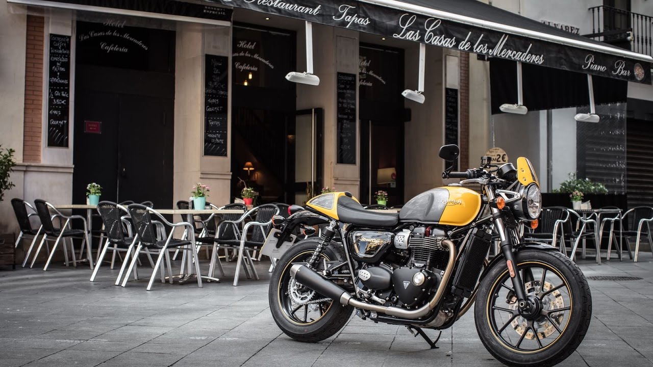 2017 Triumph Street Cup Classy & Comfortable Café Racer - YouTube
